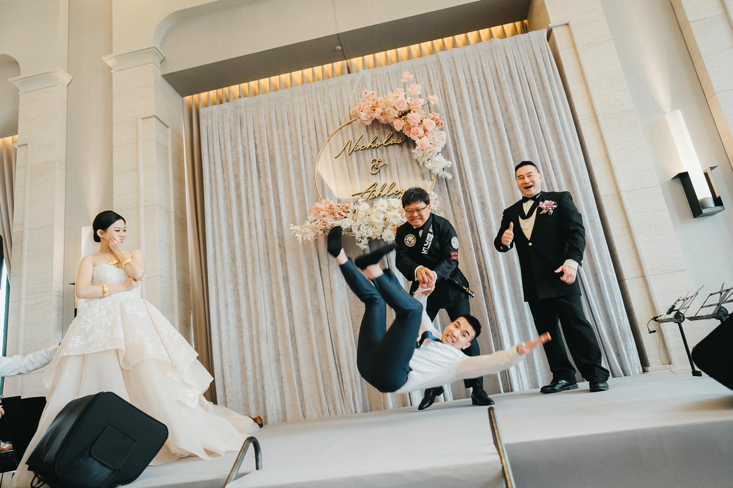 台北美福婚禮-Ashley & Nicholas - The Stage 美式婚禮婚紗攝影團隊