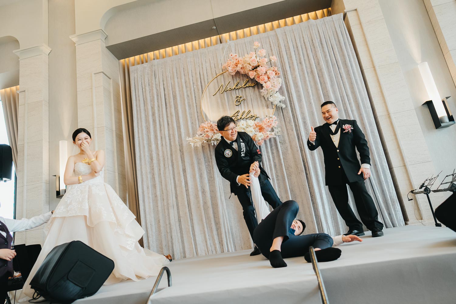 台北美福婚禮-Ashley & Nicholas - The Stage 美式婚禮婚紗攝影團隊